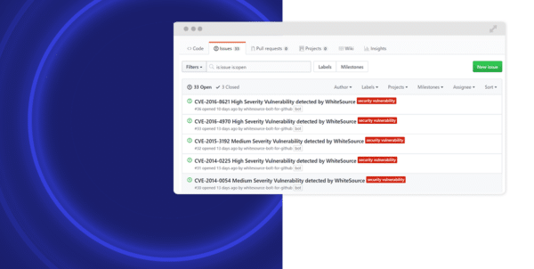 Mend Bolt: Find & Fix Open Source vulnerabilities