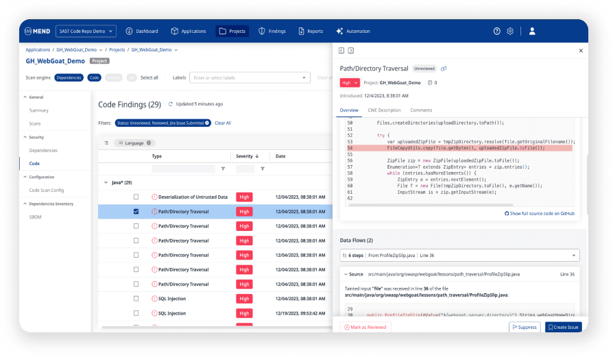 Mend SAST: Secure your proprietary code 10x faster | Mend.io